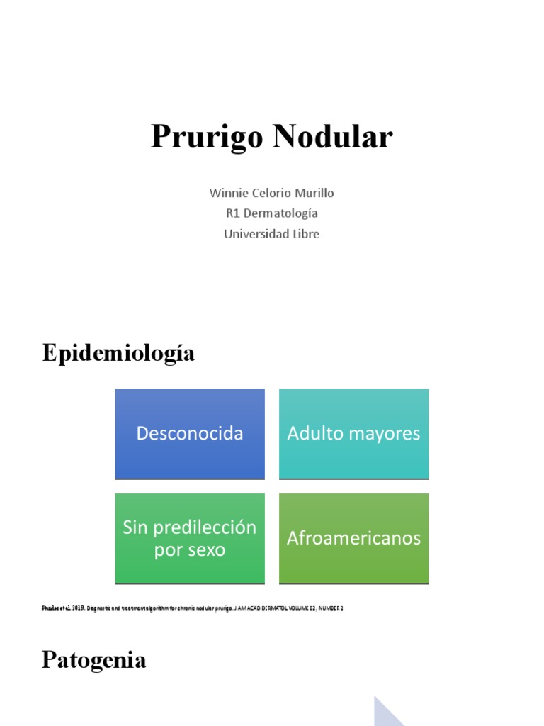Prurigo Nodular | PDF | Piel | Dermatología