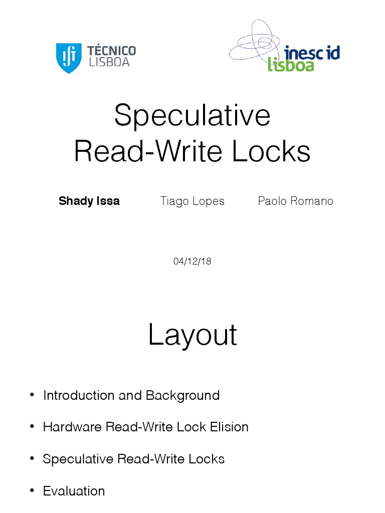 Speculate Read-Write Locks | PDF | Concurrent Computing | Concurrency ...