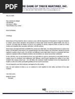 Solicitation Letter For The Trophy | PDF