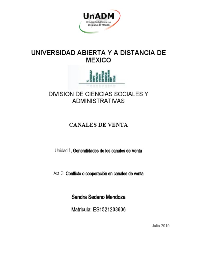 Gcav U1 A3 Sasm | PDF | Producto (Negocio) | Microeconomía