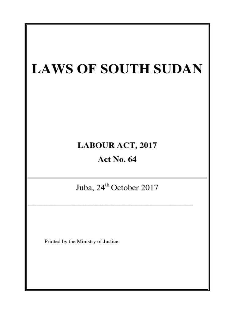 Labour Act 2017 | PDF | Employment | Labour Law
