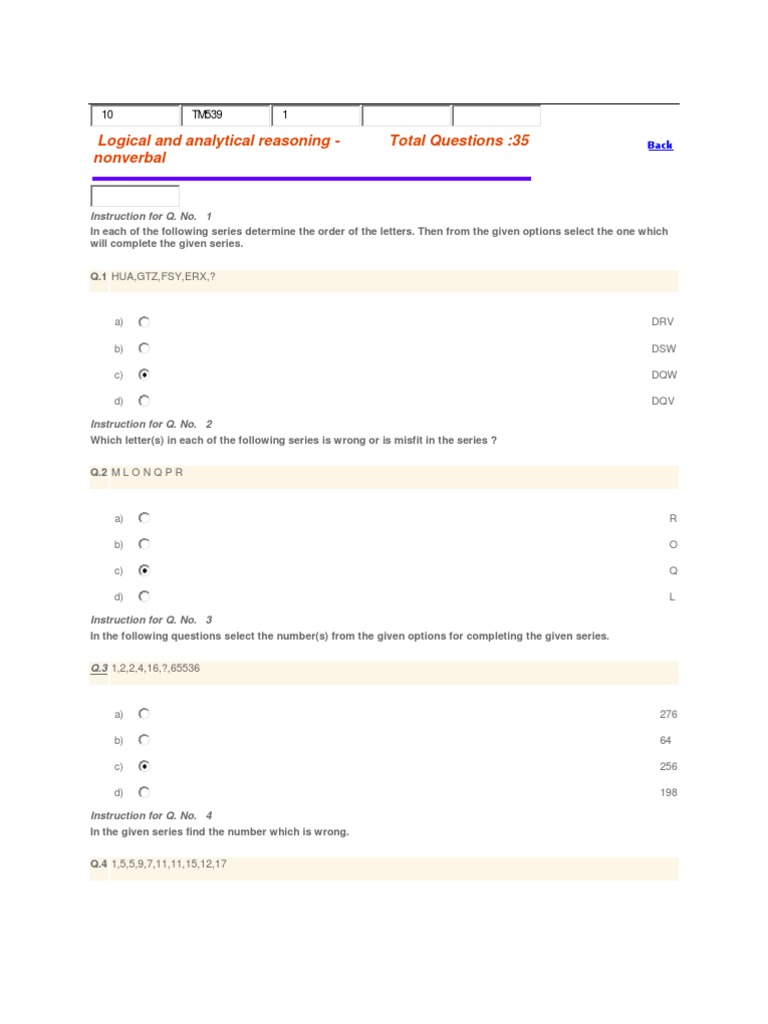 Logical and Analytical Reasoning | PDF