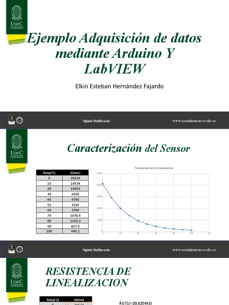 Adquisición de Datos Mediante Arduino Y LabVIEW | PDF
