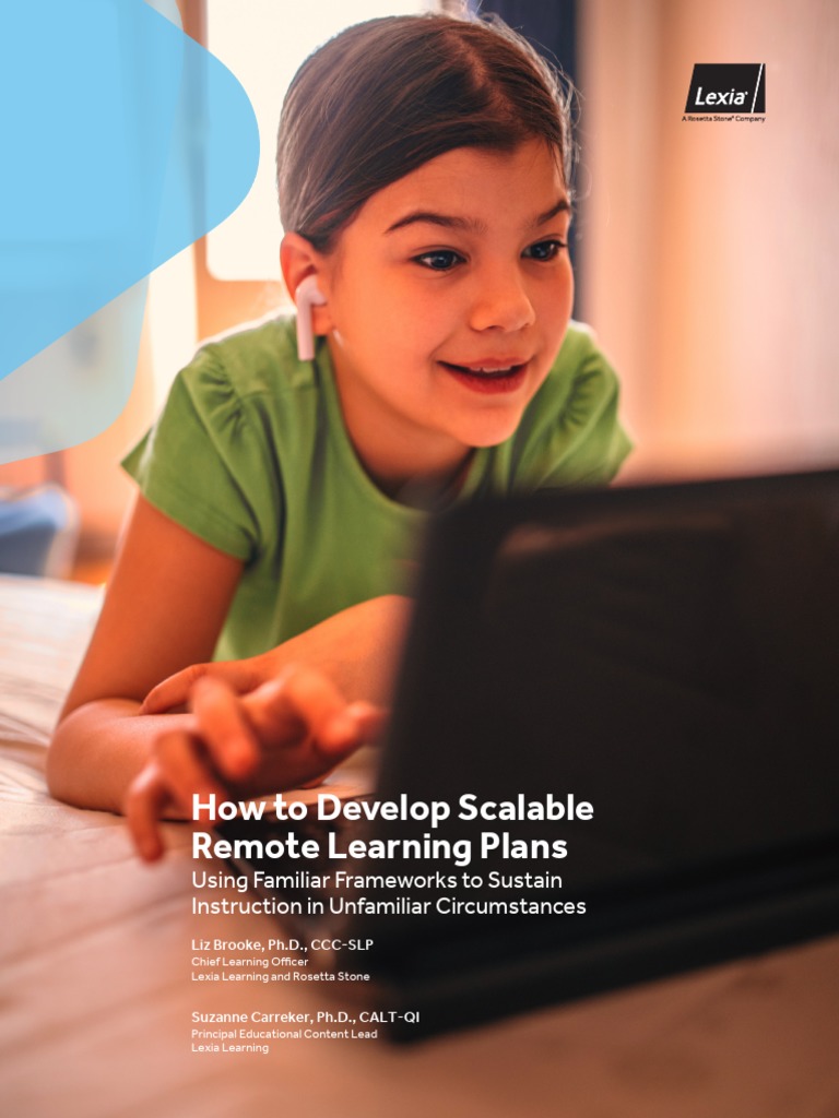How To Develop Scalable Remote Learning Plans | Download Free PDF ...