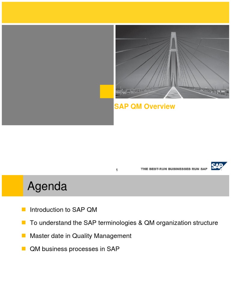 SAP QM Module: Comprehensive Overview | PDF | Sampling (Statistics) | Quality Management