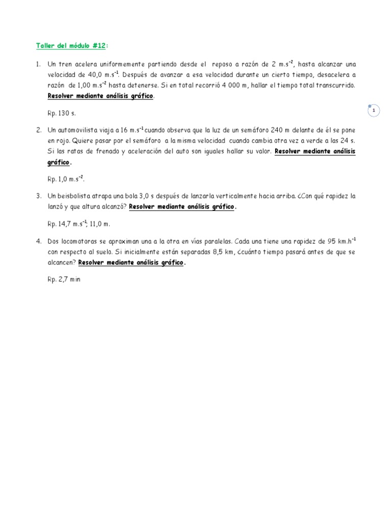 Taller Modulo 12 PDF | PDF