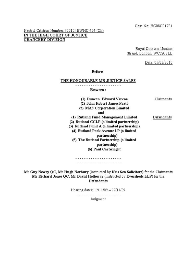 Vercoe Case | PDF | Mergers And Acquisitions | Venture Capital