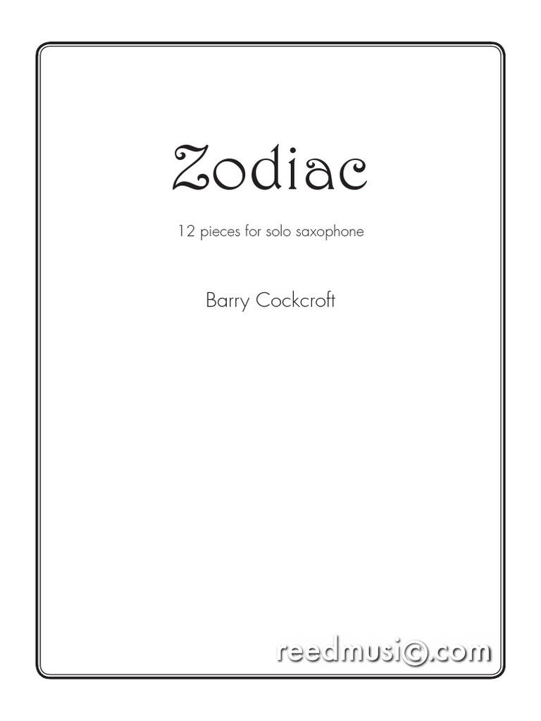 Zodiac: Barry Cockcroft | PDF | Astrology | Esoteric Cosmology