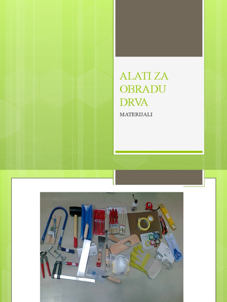 Alati Za Obradu Drva | PDF