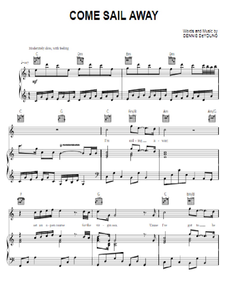 Come Sail Away | PDF