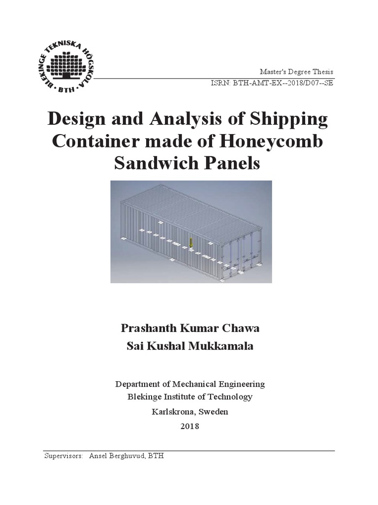 Shipping Container Analysis | PDF | Polystyrene | Containerization