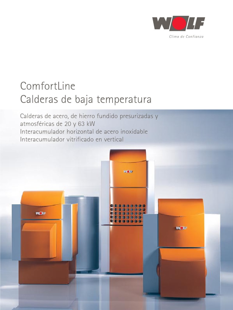 CLISA Wolf ComfortLine | PDF | Caldera | Acero