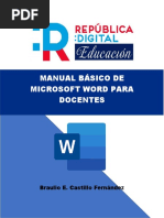 Formato Básico de Texto en Word | PDF | Microsoft Word | Tipografía