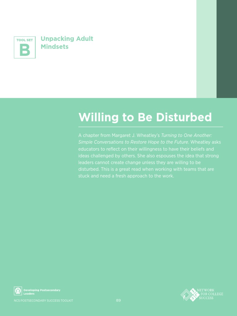 Willing To Be Disturbed | PDF | Curiosity | Epistemology