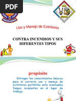 Triptico Uso y Manejo de Extintores | PDF | Incendios | Oxígeno