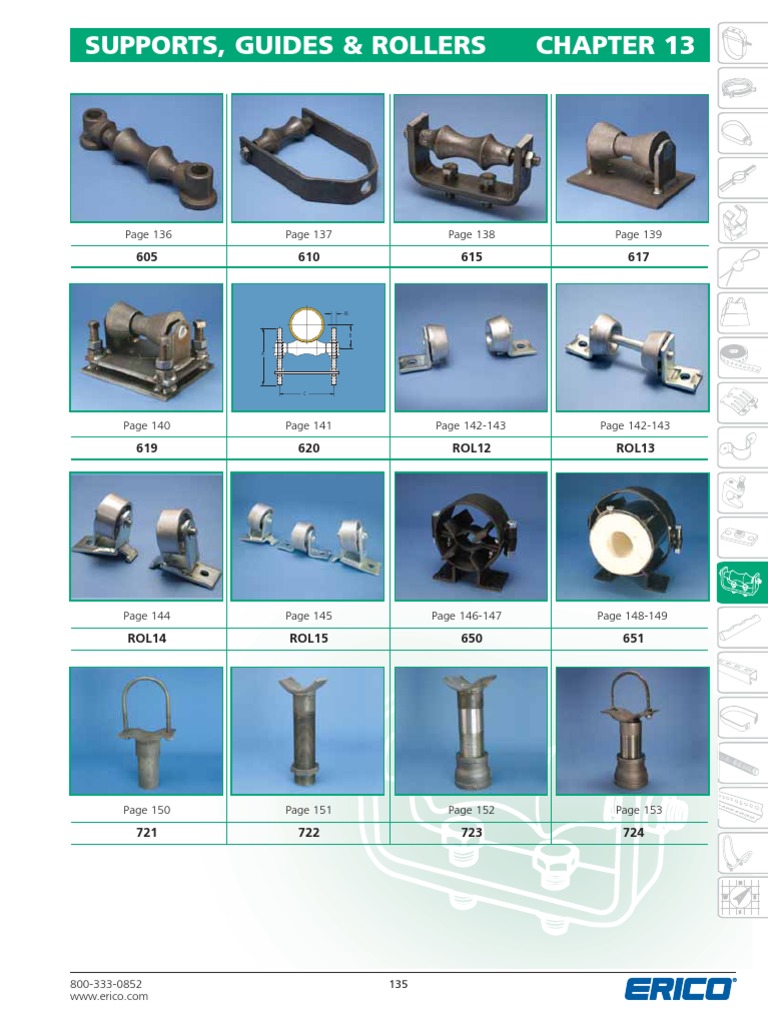 Supports, Guides & Rollers | PDF | Pipe (Fluid Conveyance) | Thermal ...