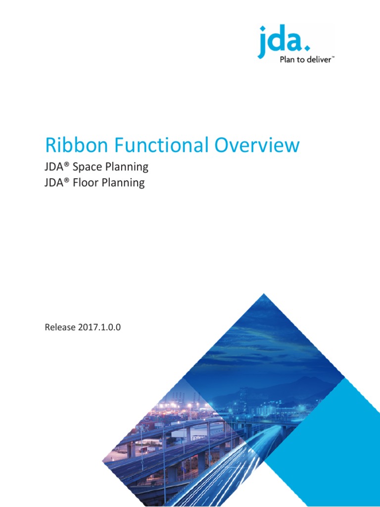 Space Planning and Floor Planning 2017.1.0.0 Functional Overview PDF ...