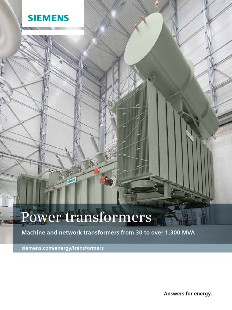 SIEMMENS power-transformers-from-30-to-over-1300MVA - EN | PDF ...