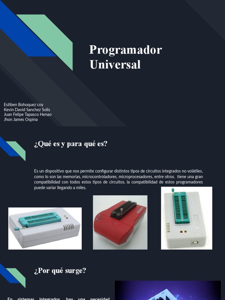 Programador Universal | PDF | Microcontrolador | Diseño electronico