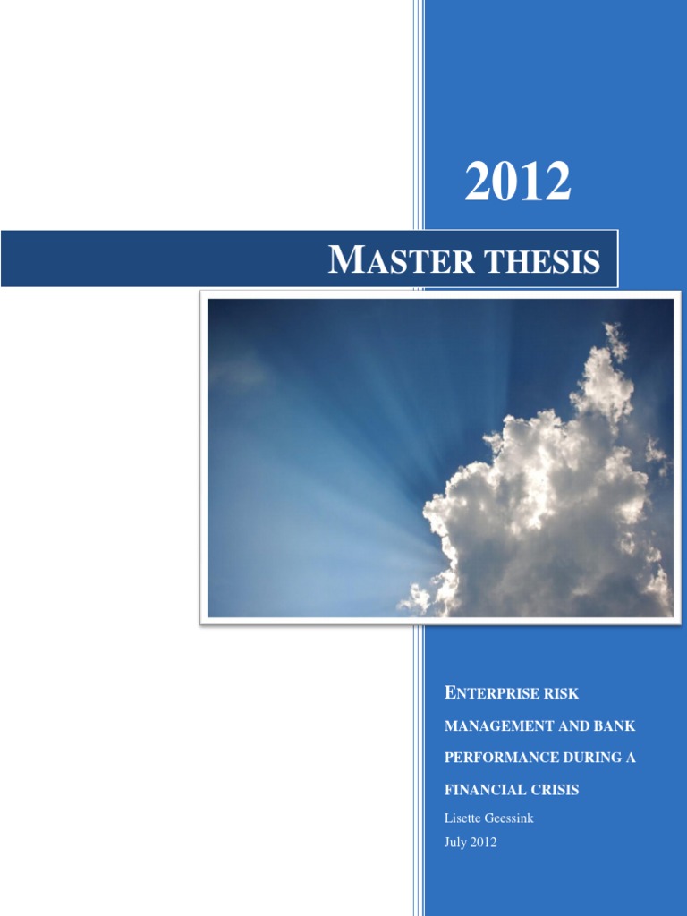 Thesis - Risk 2 PDF | PDF | Enterprise Risk Management | Risk Management