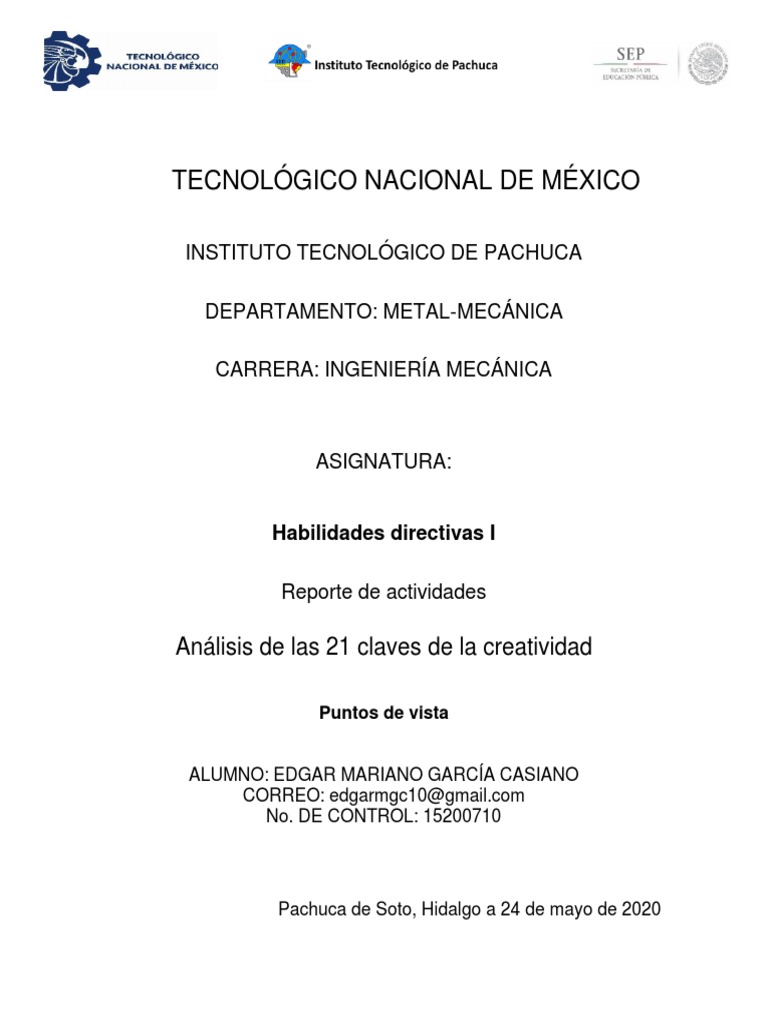 Las 21 Claves de La Creatividada PDF | PDF