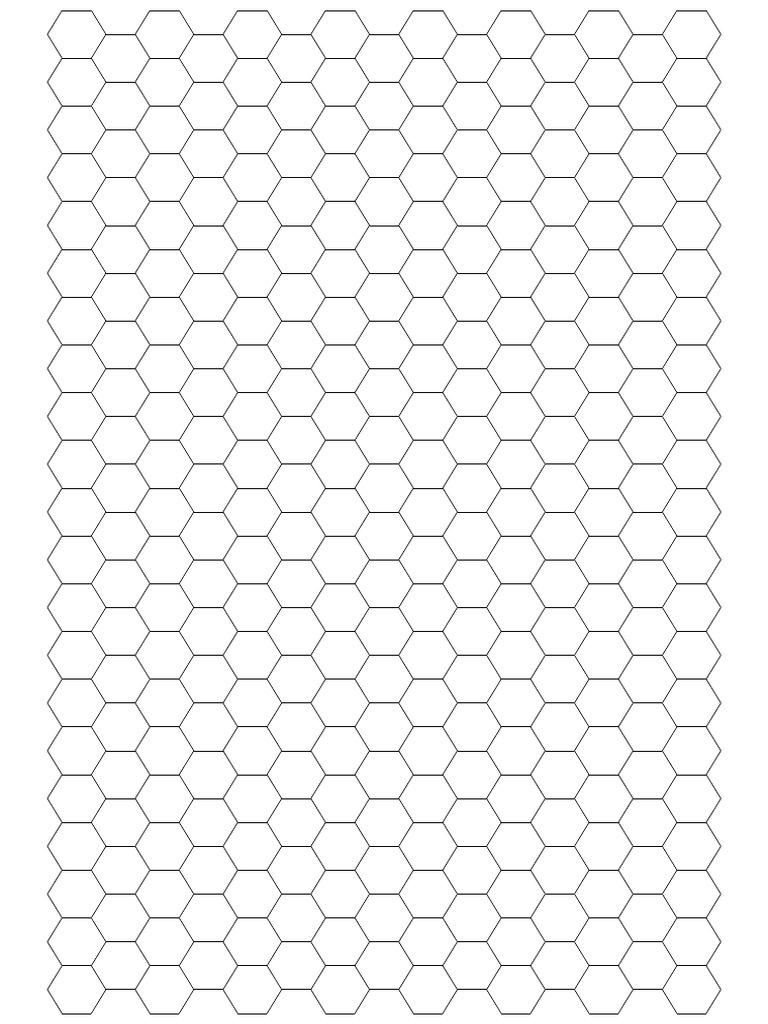 Papel Hexagonal PDF | PDF