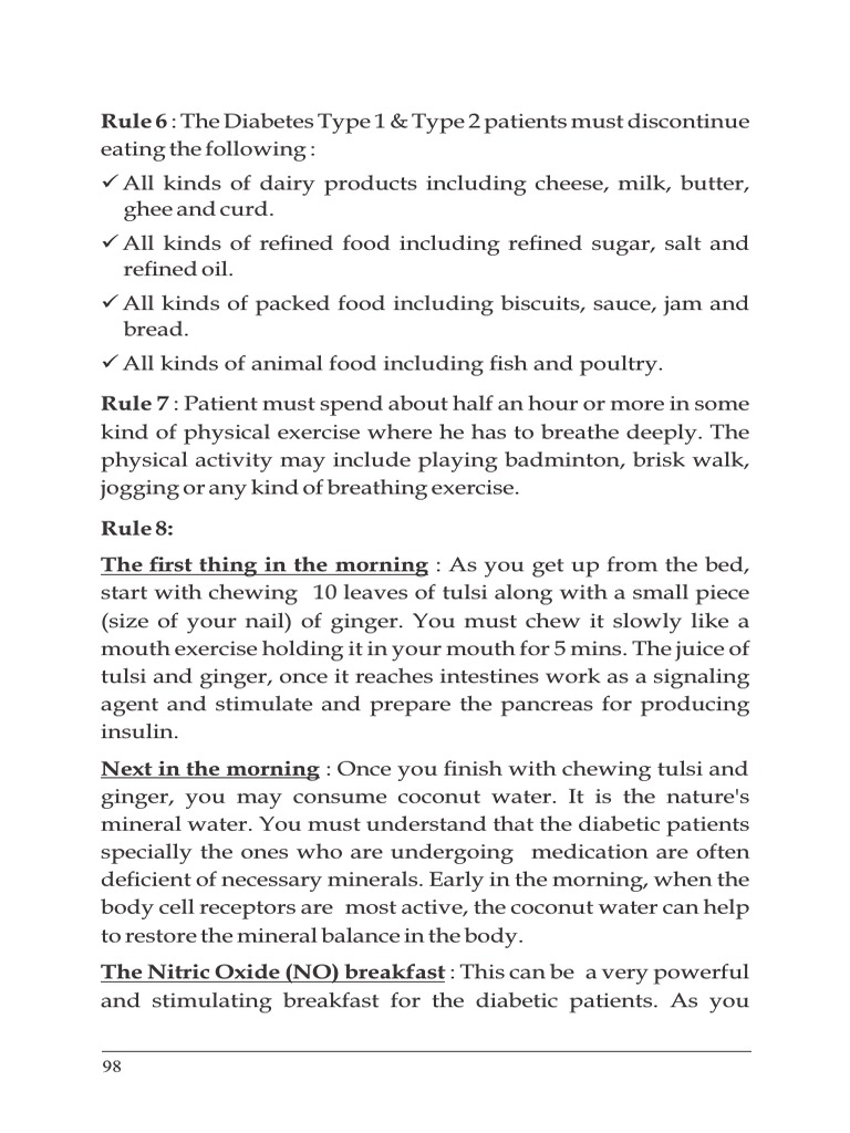 D1D2 Diet | PDF | Vegetables | Diabetes