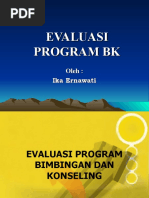 Instrumen Evaluasi Program BK | PDF