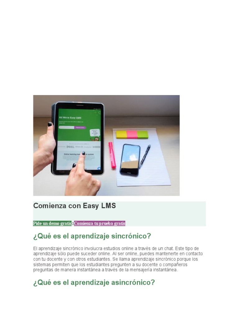 Aprendizaje Sincrónico Vs Asincrónico | PDF | Prueba (evaluación ...