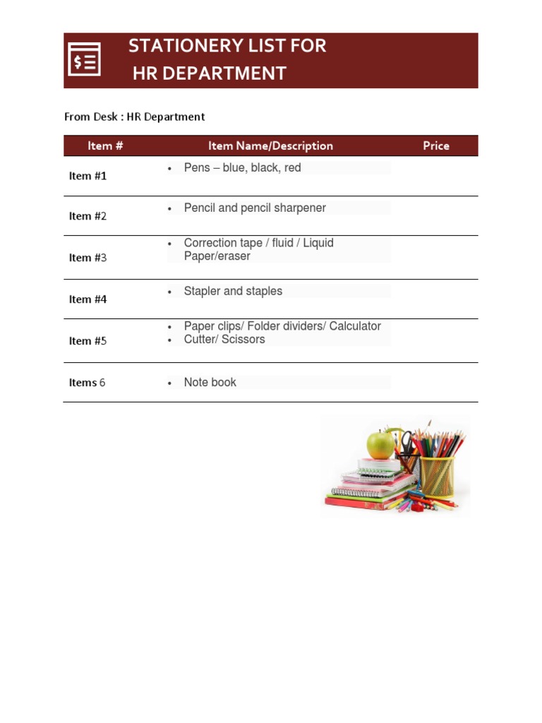 From HRDesk-stationery | PDF