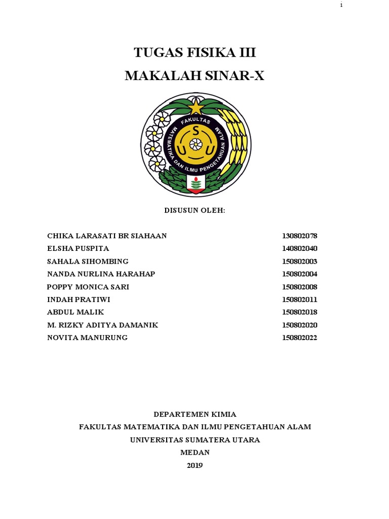 Makalah Sinar X Pdf
