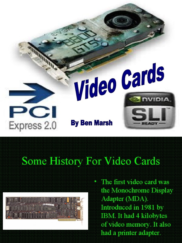 Video Card | Descargar gratis PDF | Video | Digital Electronics