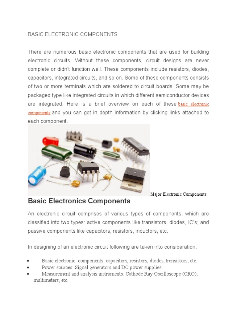 Basic Electronic Components