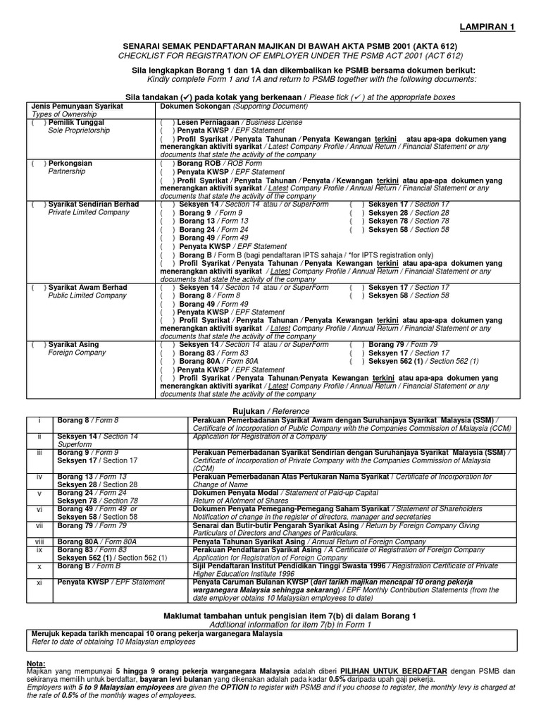 Employer Checklist 1 | PDF