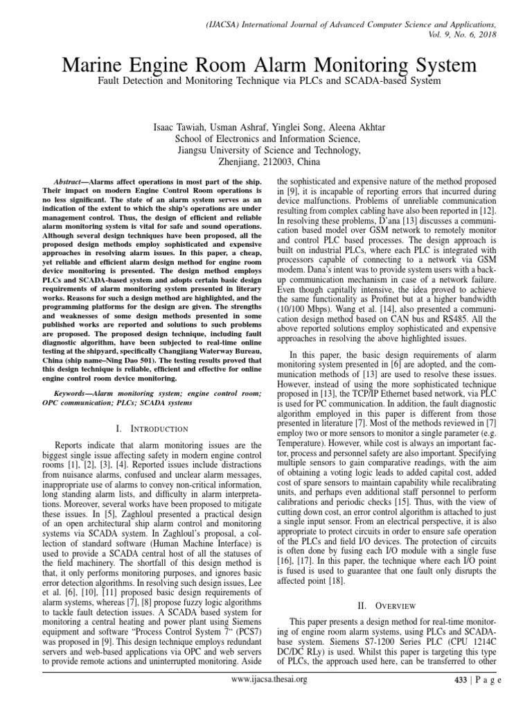 Paper 59-Marine Engine Room Alarm Monitoring System | PDF ...