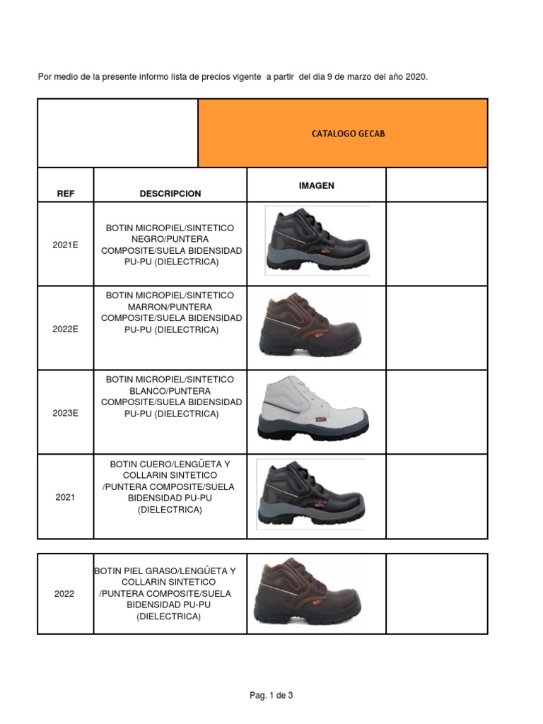 Catálogo de Botas Saga 2021-2023 | PDF | Hogar, jardinería y bricolaje