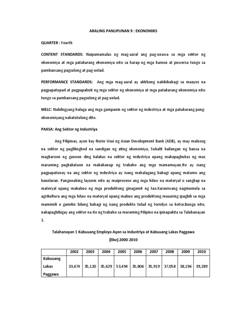 Grade 9 Quarter 4 Week 6 | PDF
