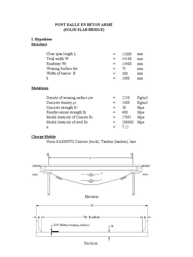 Solid slab bridge | PDF | Concrete | Civil Engineering
