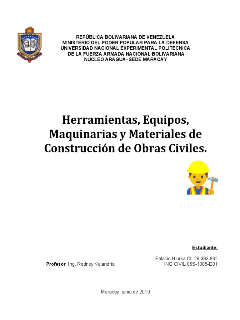 Catalogo Administracion de Obras Civiles | PDF | Herramientas | Hormigón