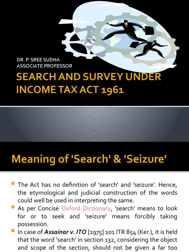 Search Seizure Income Tax Act | PDF | Search And Seizure | Search Warrant