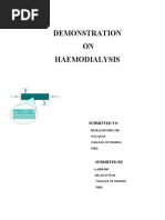 Dialysis Flow Sheet | PDF