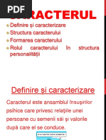 CARACTERUL | PDF