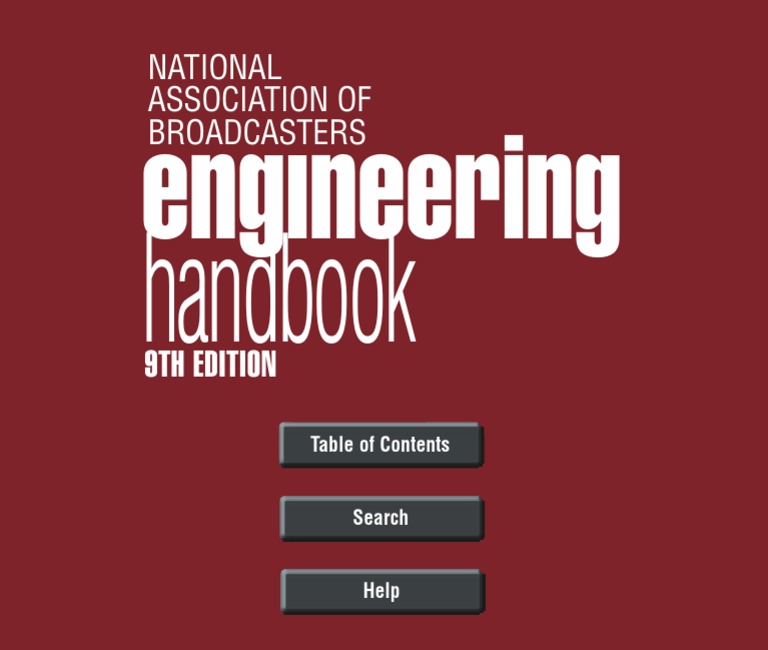 Engineering Handbook: National Association of Broadcasters | PDF