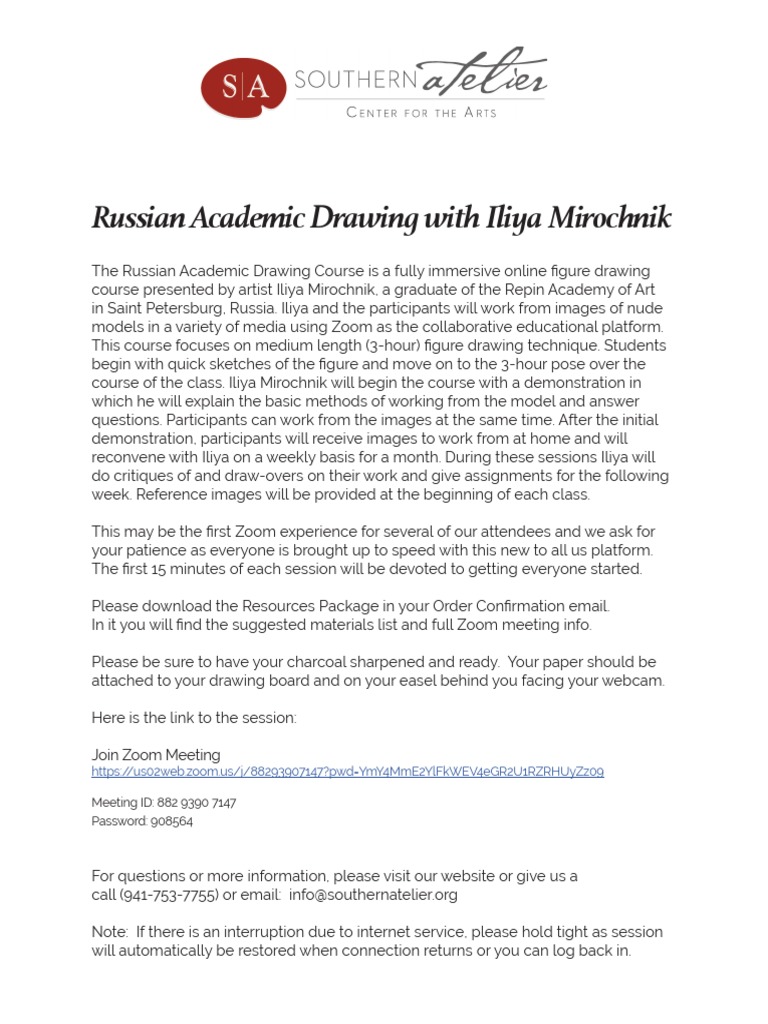 Russian Academic Drawing Course Online | PDF | Figure Drawing | Drawing