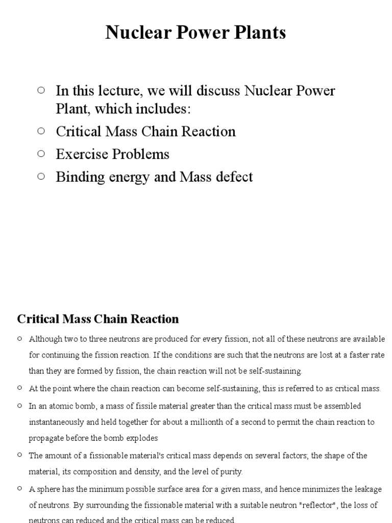 Lecture 14 Nuclear | Download Free PDF | Nuclear Fission | Nuclear Reaction