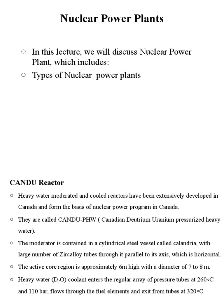 Lecture 12 Nuclear | PDF | Technology & Engineering