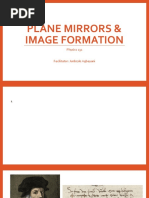 LESSON PLAN-Plane Mirrors and Image Formation in Plane Mirrors | PDF ...