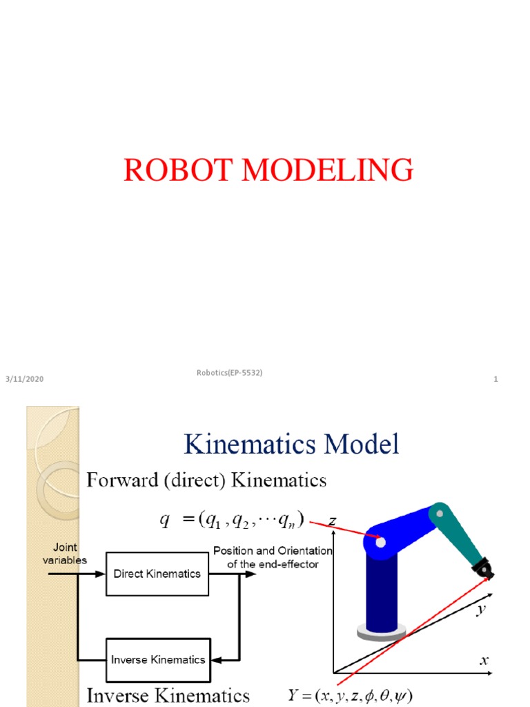 Robotics Pdf Cartesian Coordinate System Kinematics