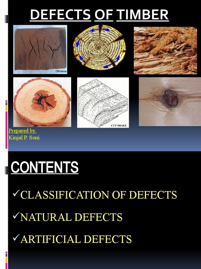 Defects of Timber (Final Class) | Download Free PDF | Wood | Lumber