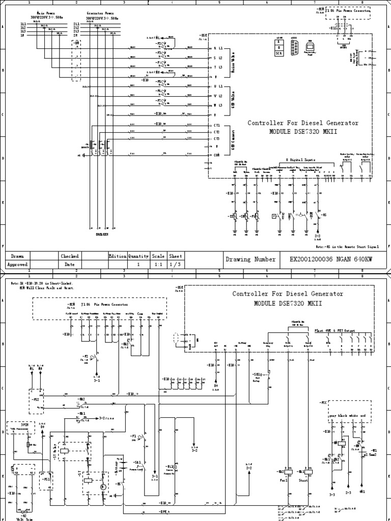 Diagram DSE7320-ECM A5E2v2-TP880S PDF | PDF | Electronic Engineering ...